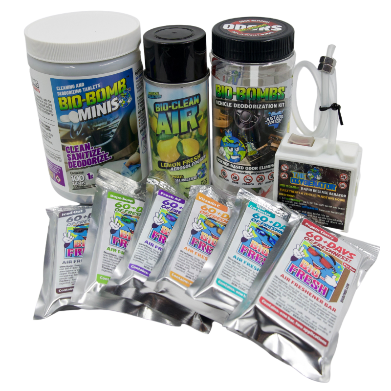Car Odor Eliminators That Actually Work | Bio-Bombs ClO₂ Odor Removal