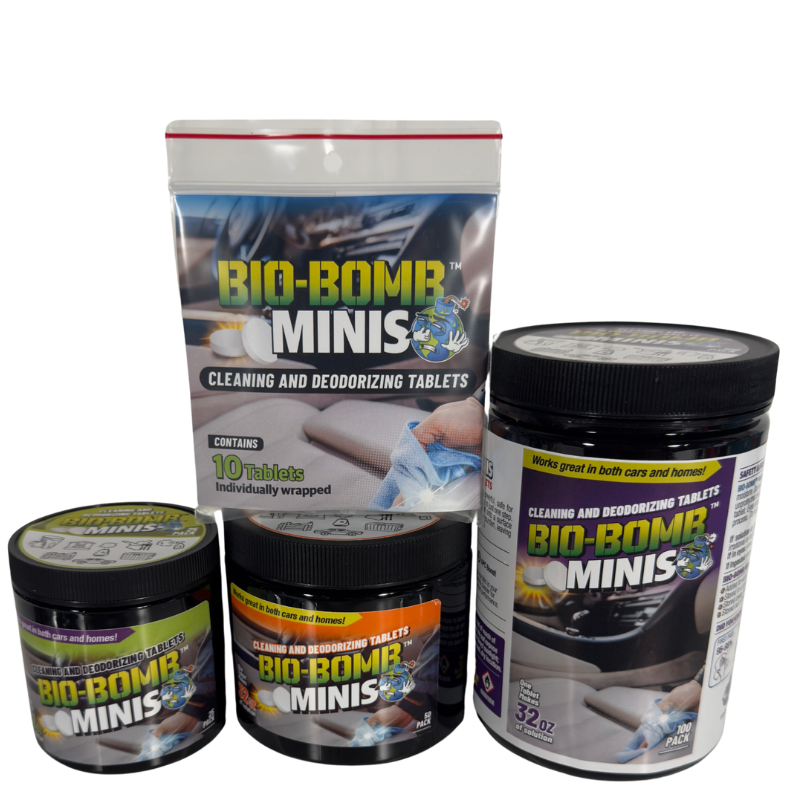 Bio-Bomb Minis: Dissolvable Cleaning & Deodorizing Tablets – Bio-Bombs